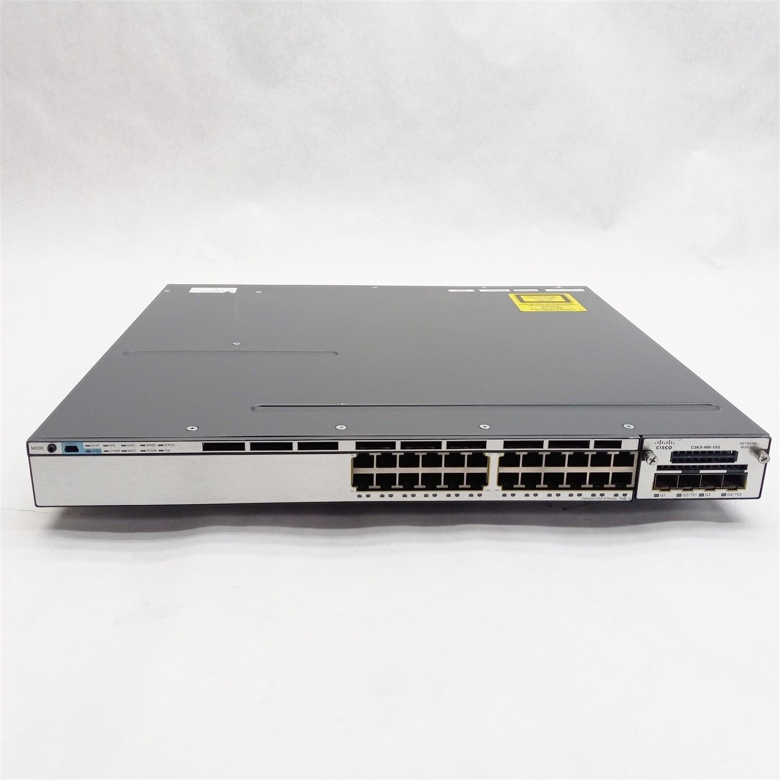 Cisco WS-C3750X-24P-L 24-Port PoE Gigabit 3750X Switch - IT INNOVATION INC